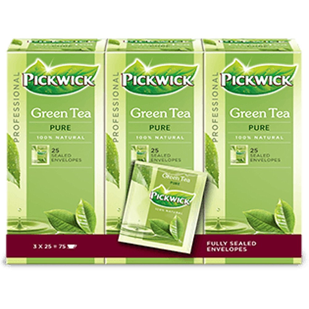 Pickwick groene thee pure 3x25