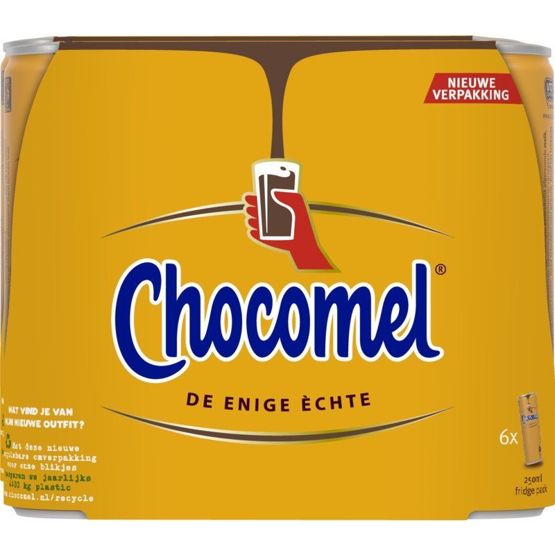 Chocomel semi skimmed 6 x 250 ml